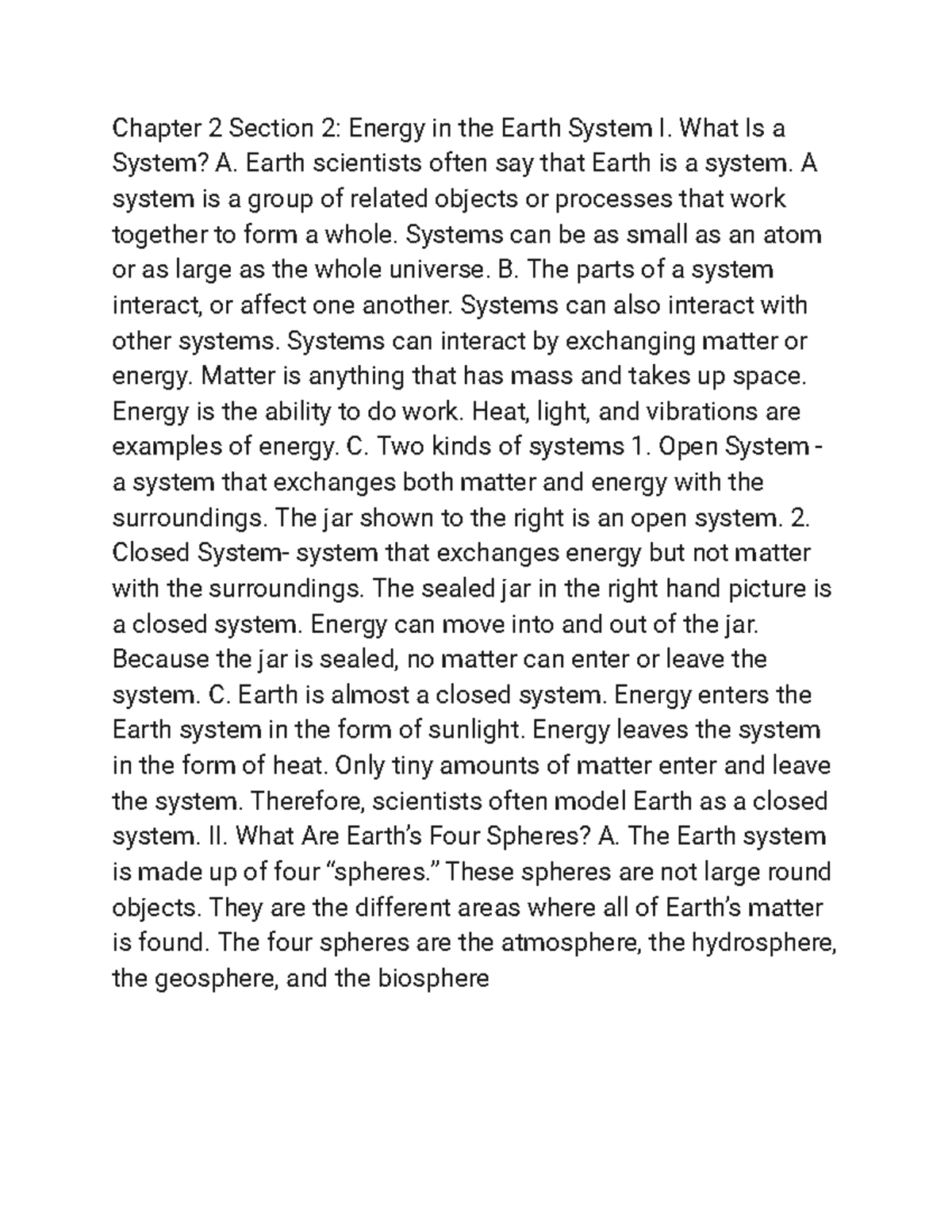 Untitled document (59) - Chapter 2 Section 2: Energy in the Earth ...