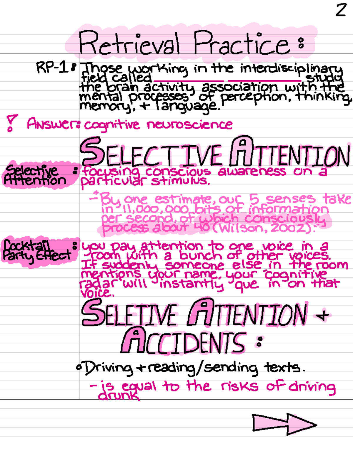Module 7 p. 2 - I Retrieval Practice: RP-1: Those working in the ...
