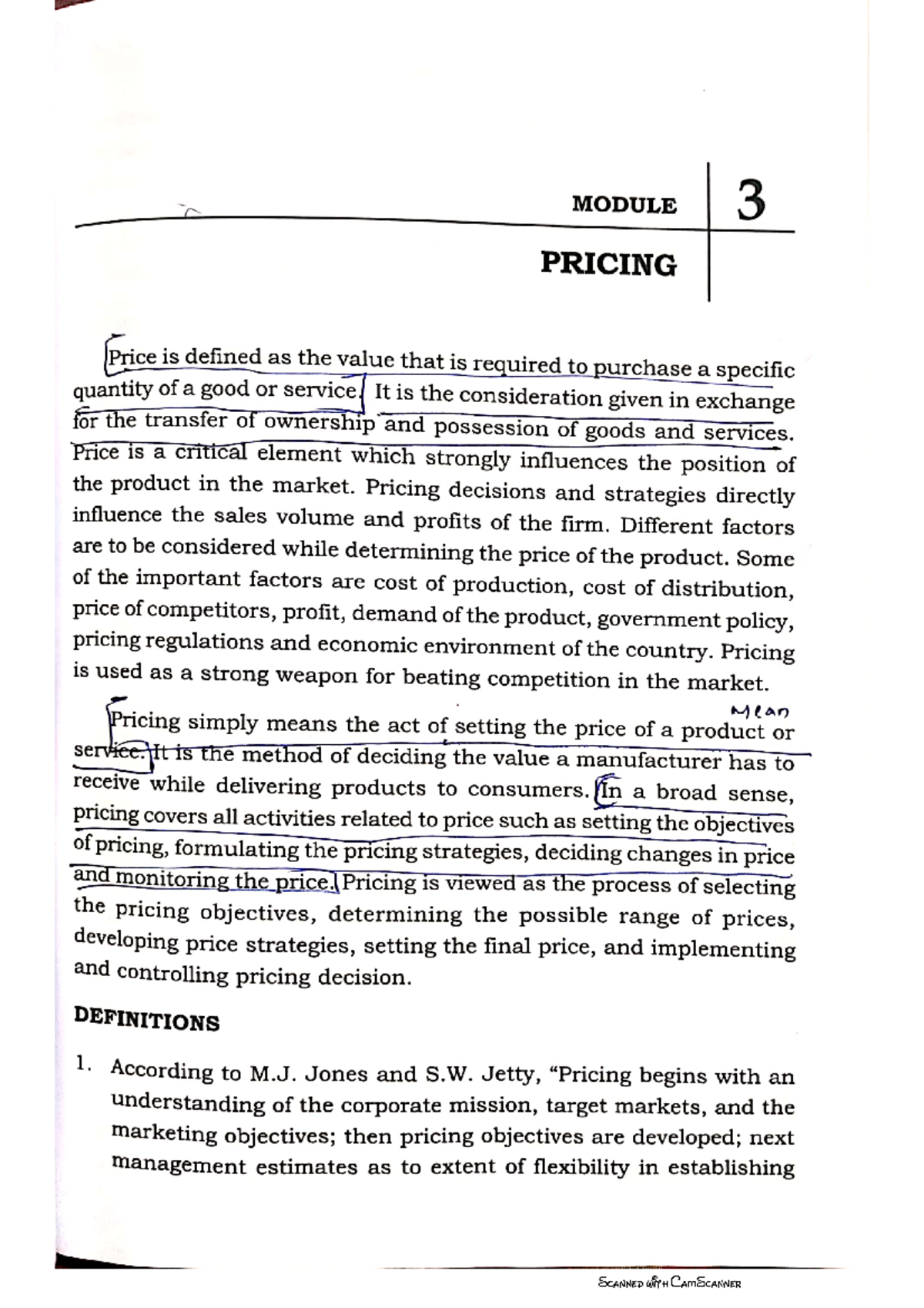 Marketing Management ( Module 3 ) - Masters in business administration ...