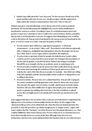 Book Response for '$2 a Day; Living On Almost Nothing in America' - SOC ...