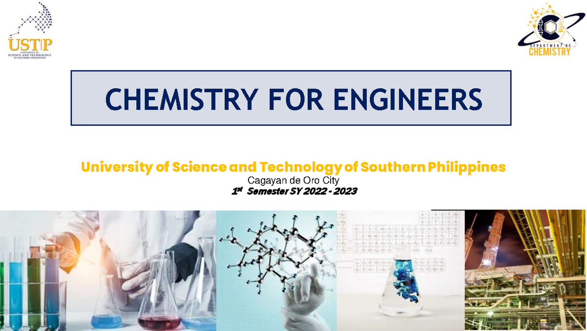 2 Energy AND Chemistry - University of Science and Technology of ...