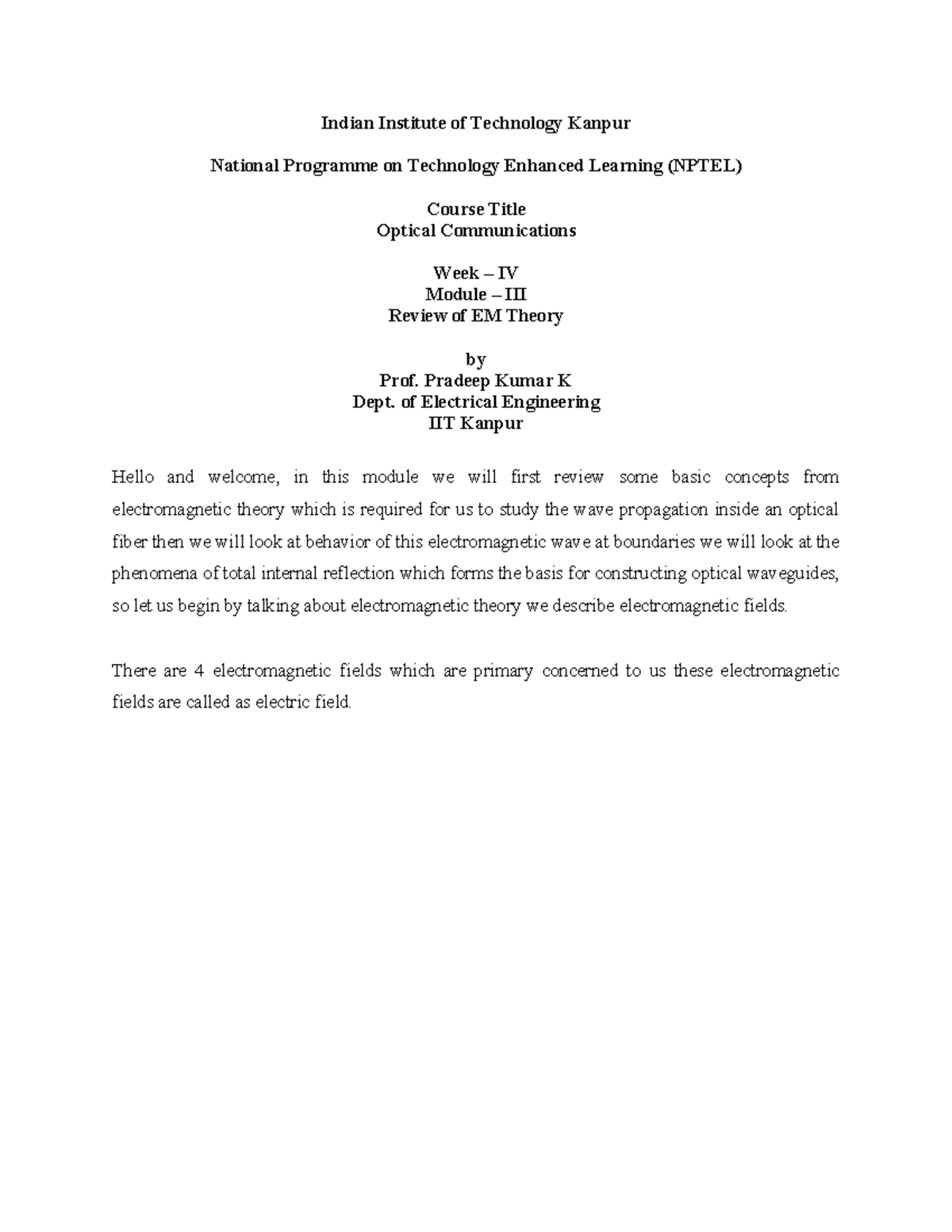 Lec19 - Notes - Indian Institute of Technology Kanpur National ...