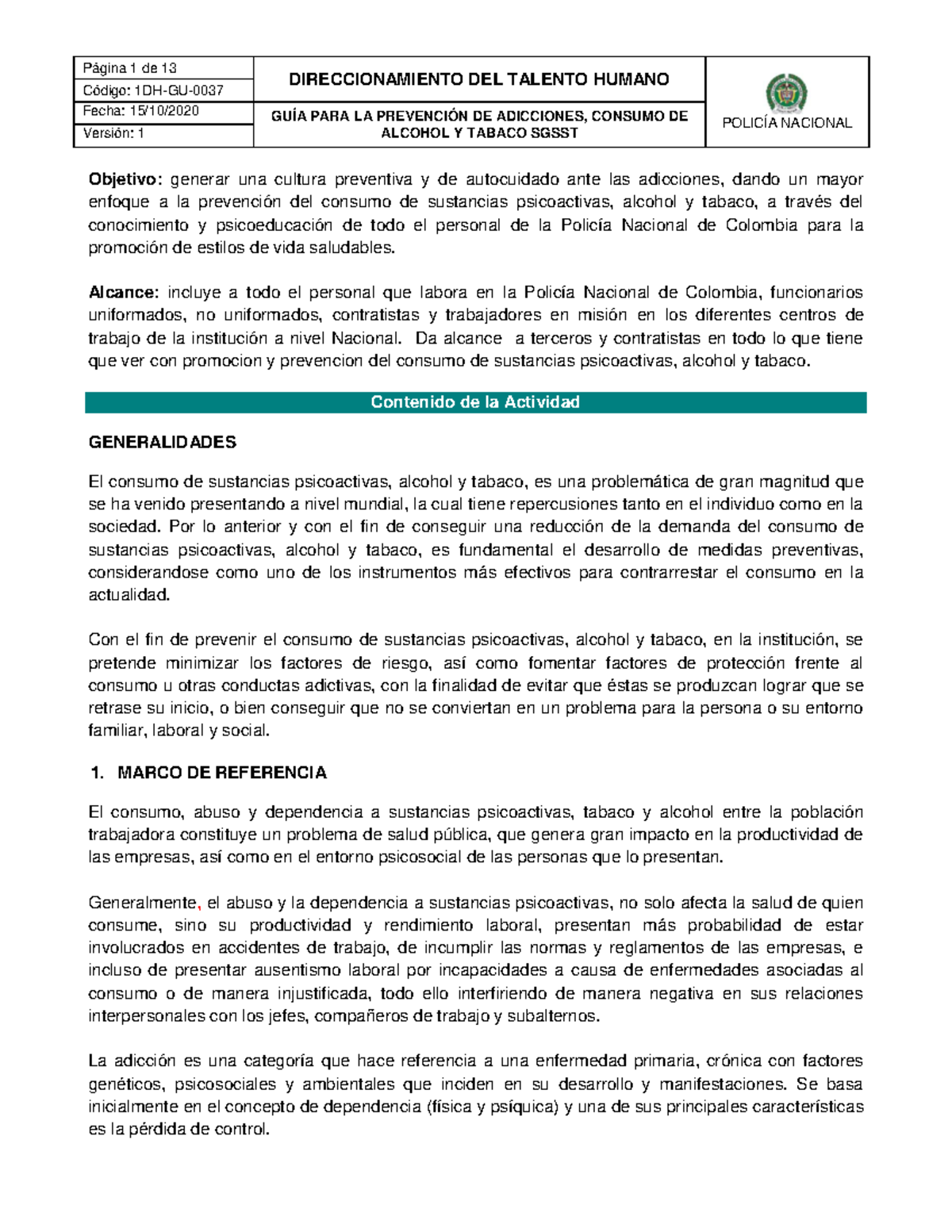 1DH-GU-0037 GUIA PARA LA Prevencion DE Adicciones Consumo DE Alcohol Y ...