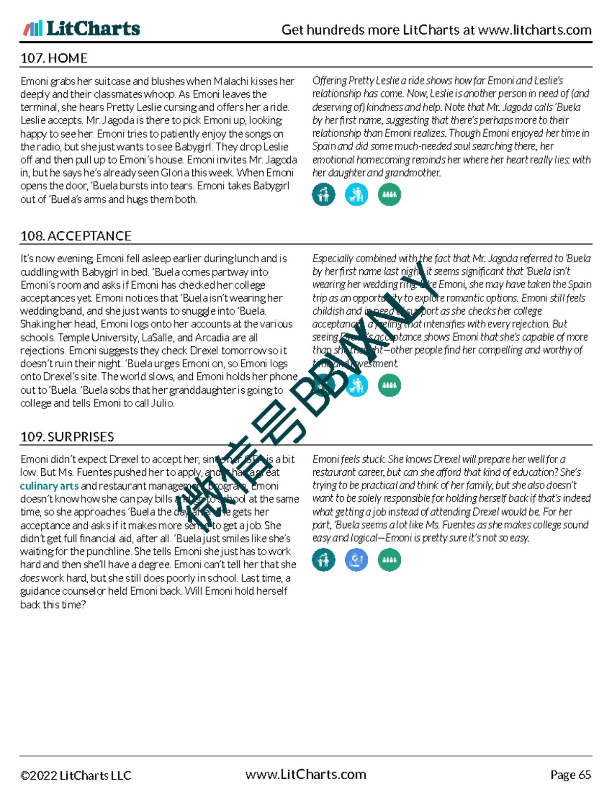 With-the-Fire-on-High-Lit Chart 65 - 107. HOME Emoni grabs her suitcase ...