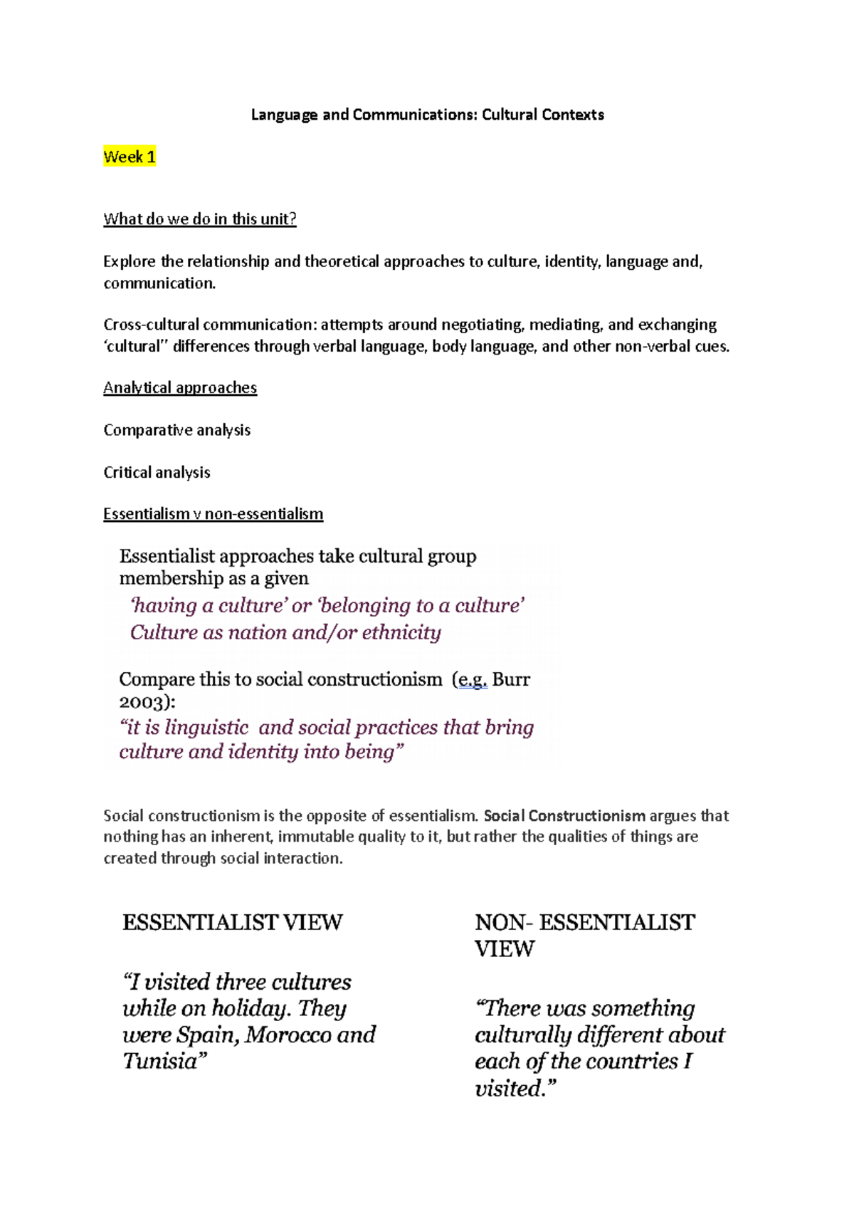 Language and Communications notes - Language and Communications ...