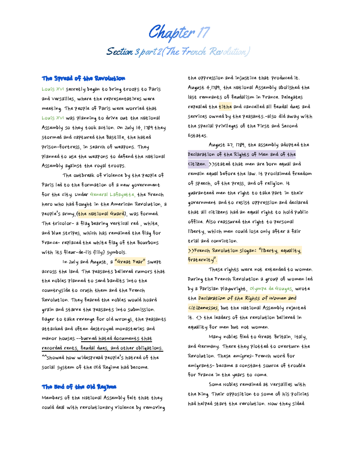 Ch 17 part 2 - The spread of the revolution and the end of the regime ...