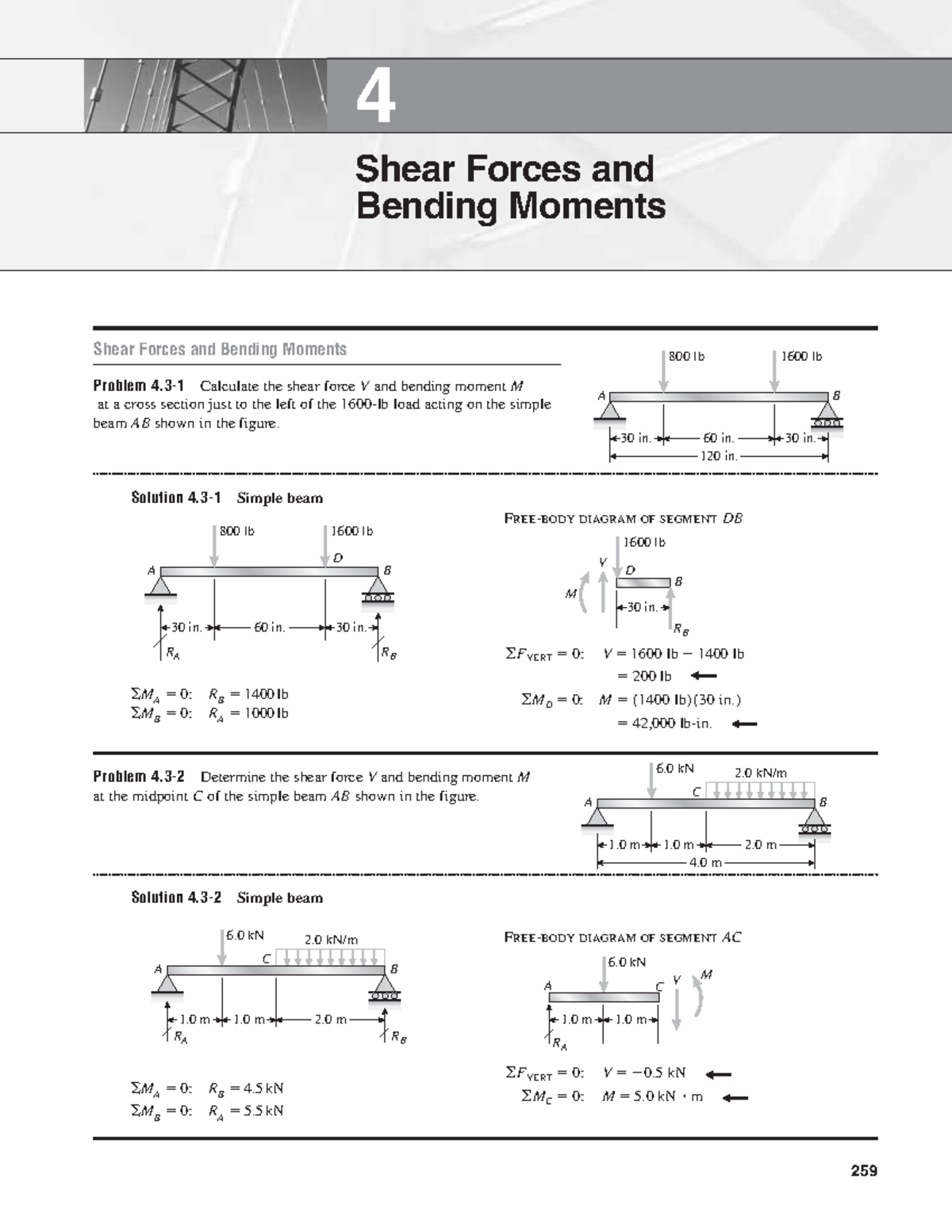 Ch4 Please Give Me Some Materials About The Course Shear Forces