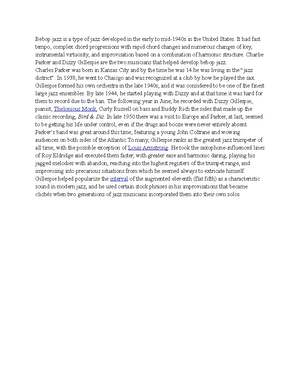 Lesson 9 - Homework about music apprecitaion - One key outstanding ...