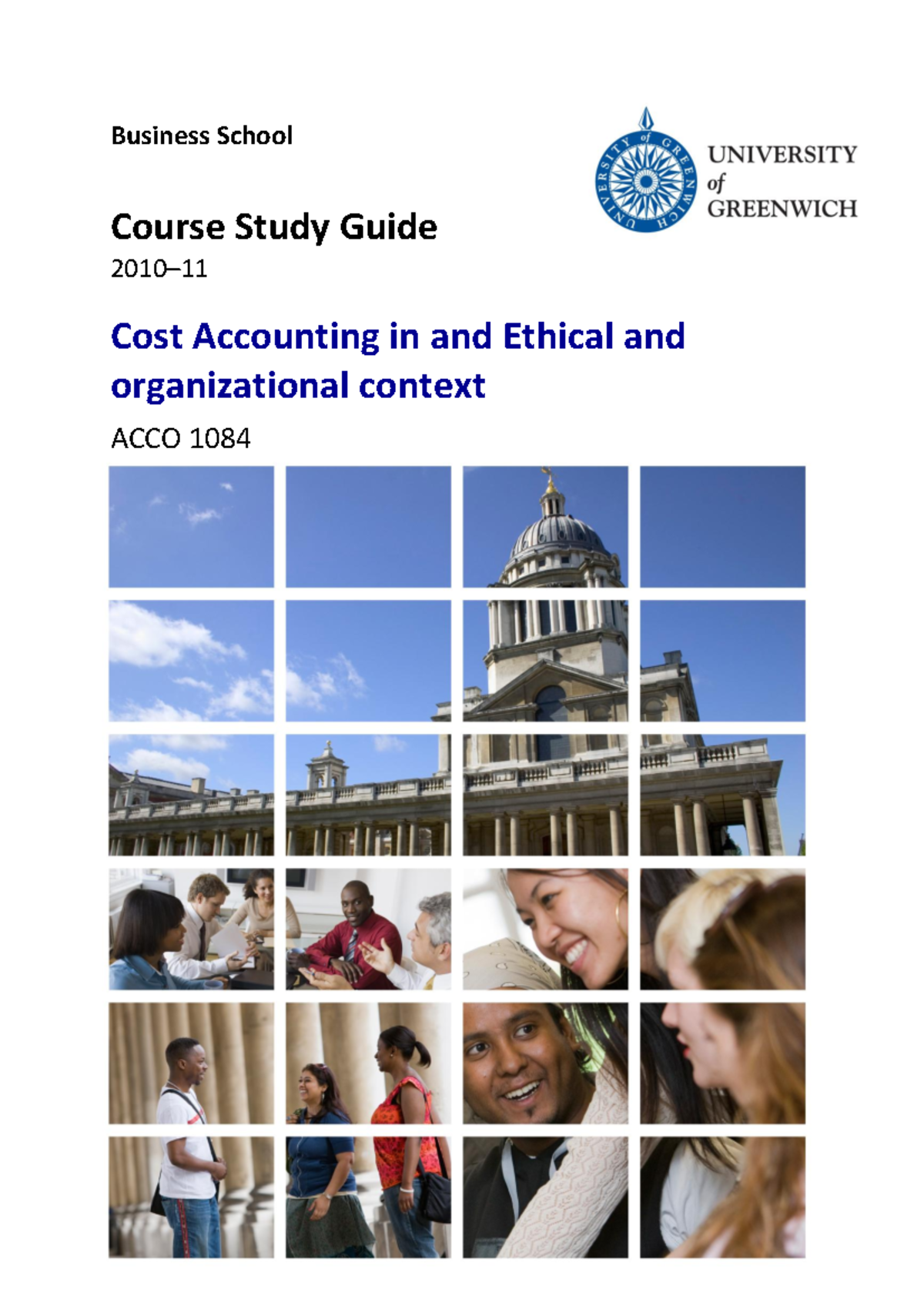 ACCO 1084 Cost Accounting Handbook - Business School Course Study Guide ...