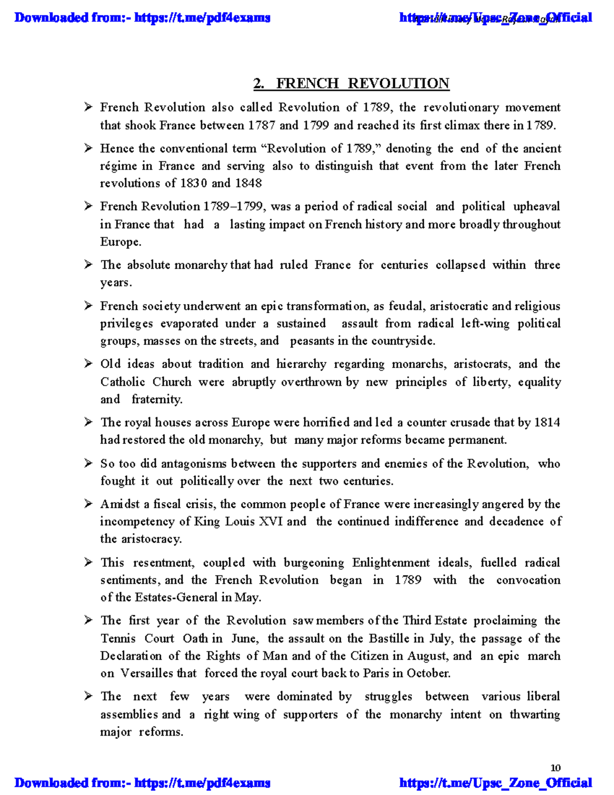 French Revolution - World History Notes-Rajesh Nayak 10 2. FRENCH ...