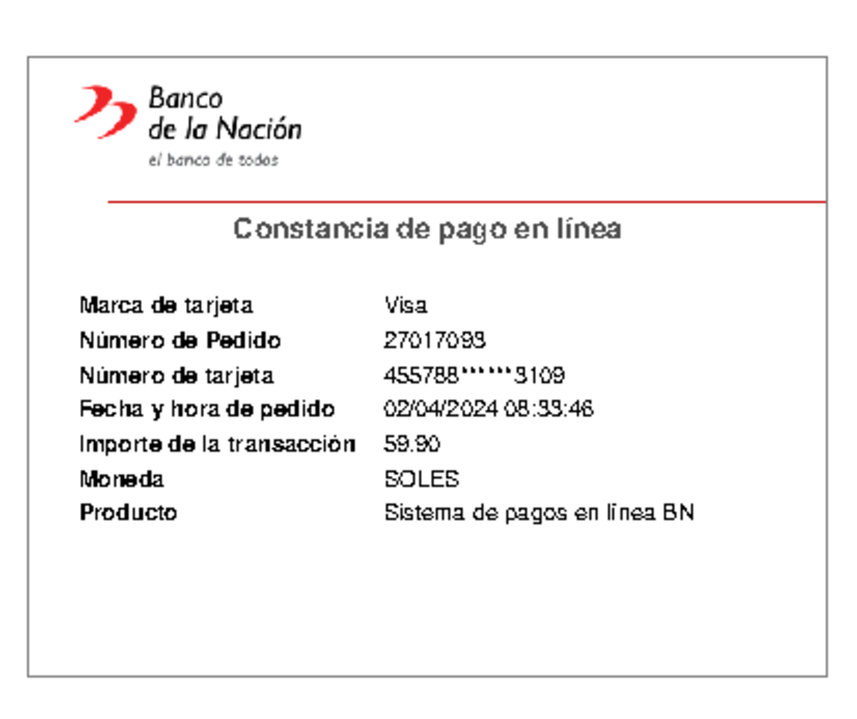 Visa 27017093 - Fjjfjf - Comunicación - Constancia de pago en línea ...