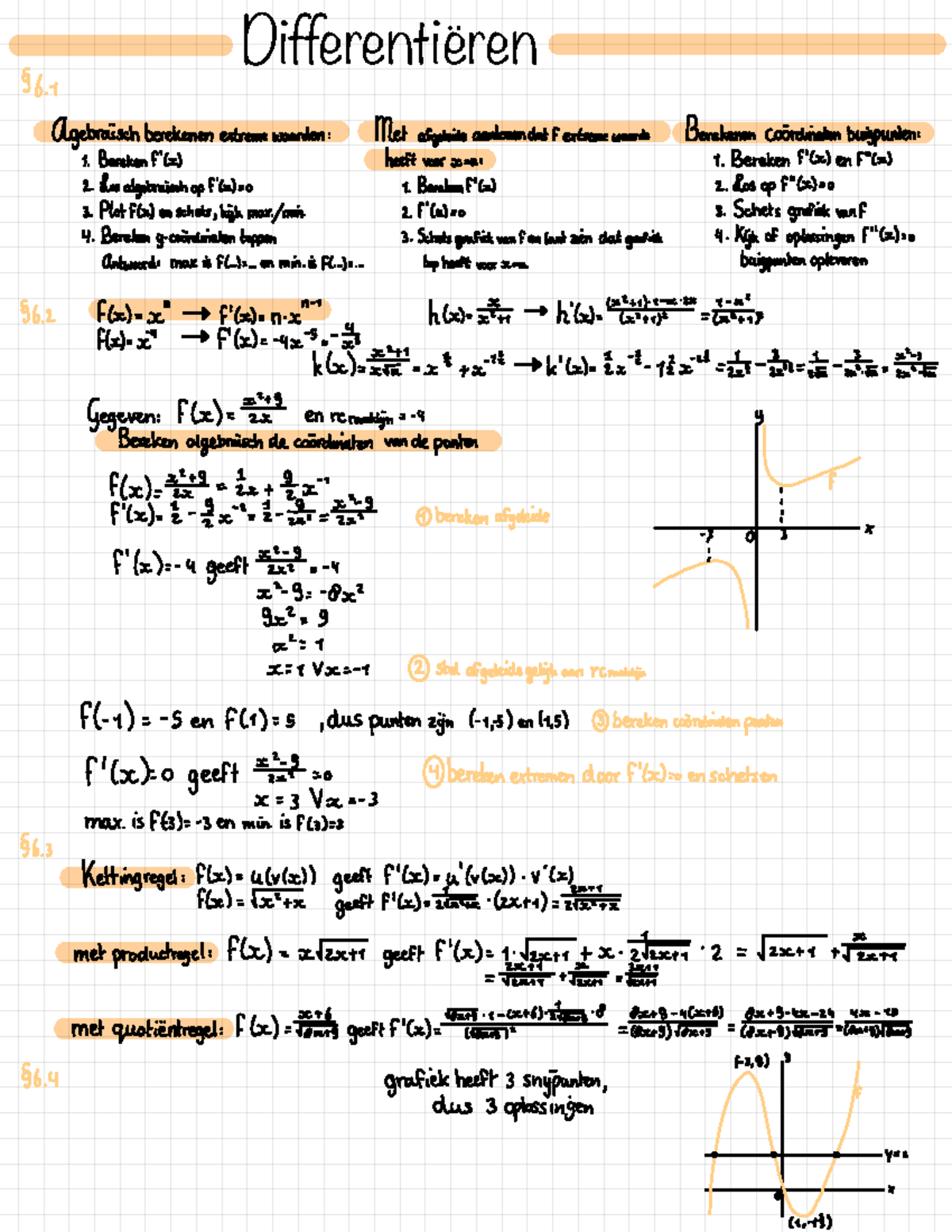 Wiskunde B differentiëren - Differentiëren ####### 96 ...