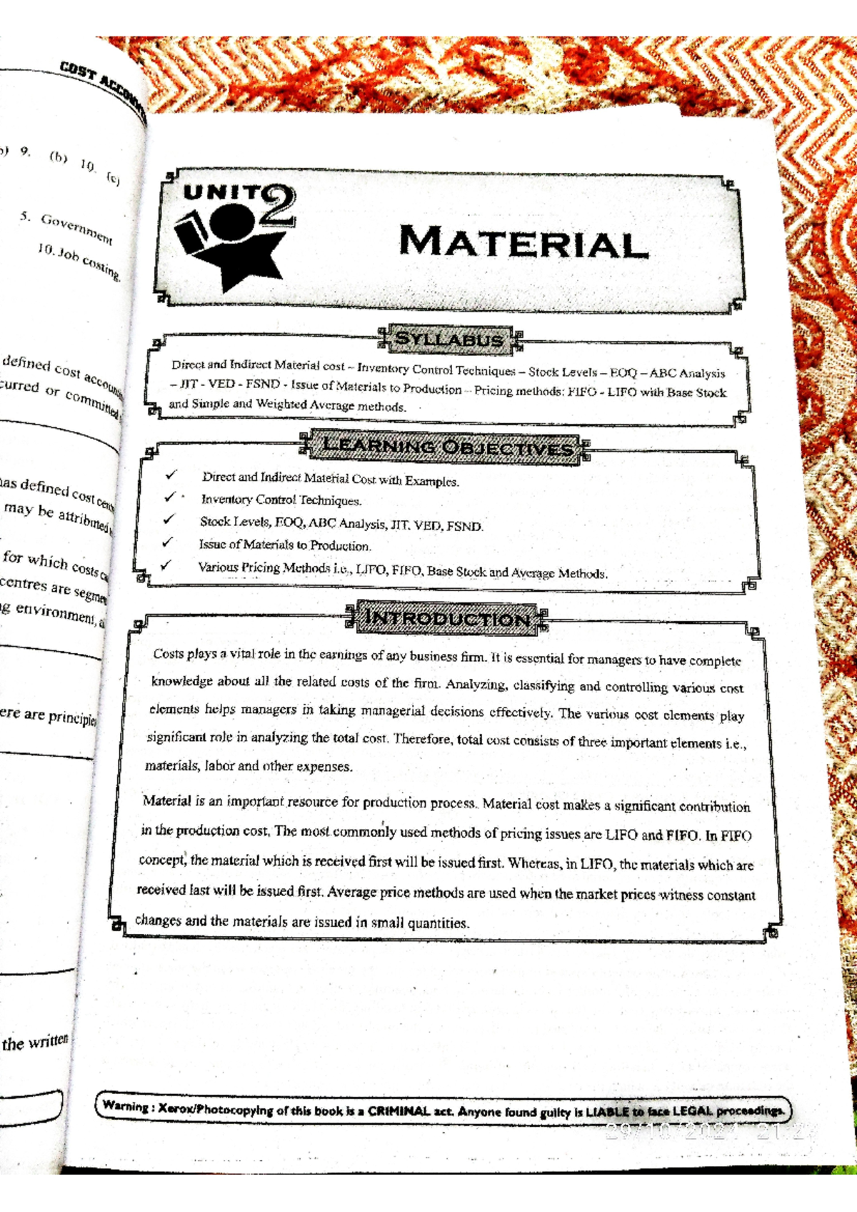Unit 2 Material - Good book - 7) 9. (b) 10. UNIT 5. 2 Government ...