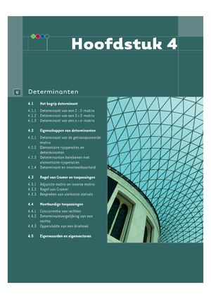 [Solved] hoe moet je een discriminant berekenen - Wiskunde - Studocu