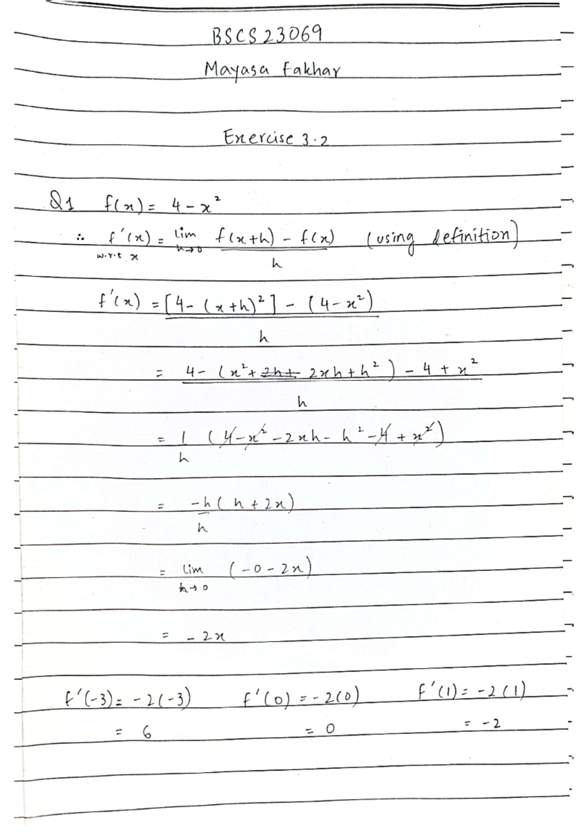 Calculus assignment - Linear Algebra - Studocu