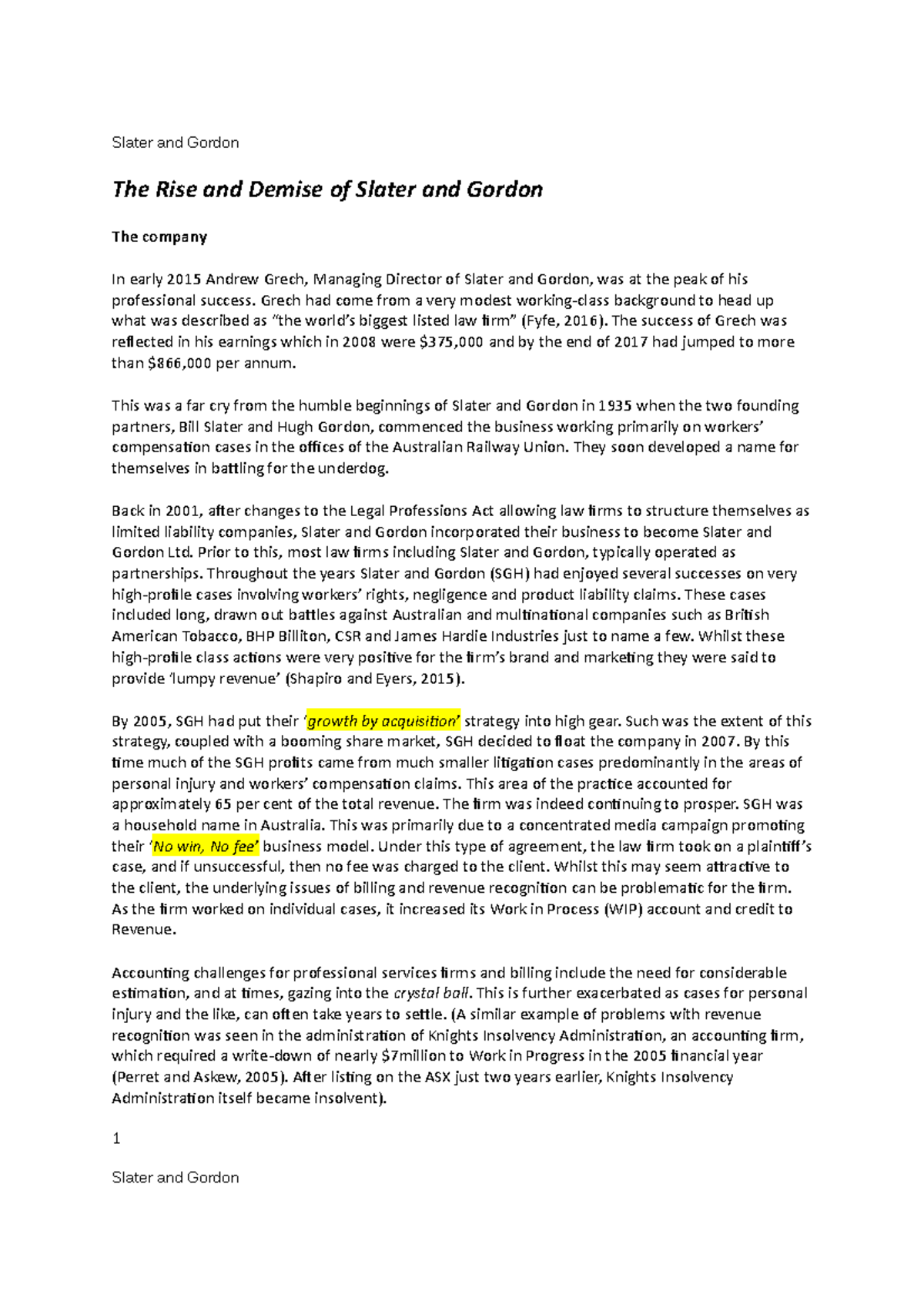 Slater and Gordon - Grech had come from a very modest working-class ...