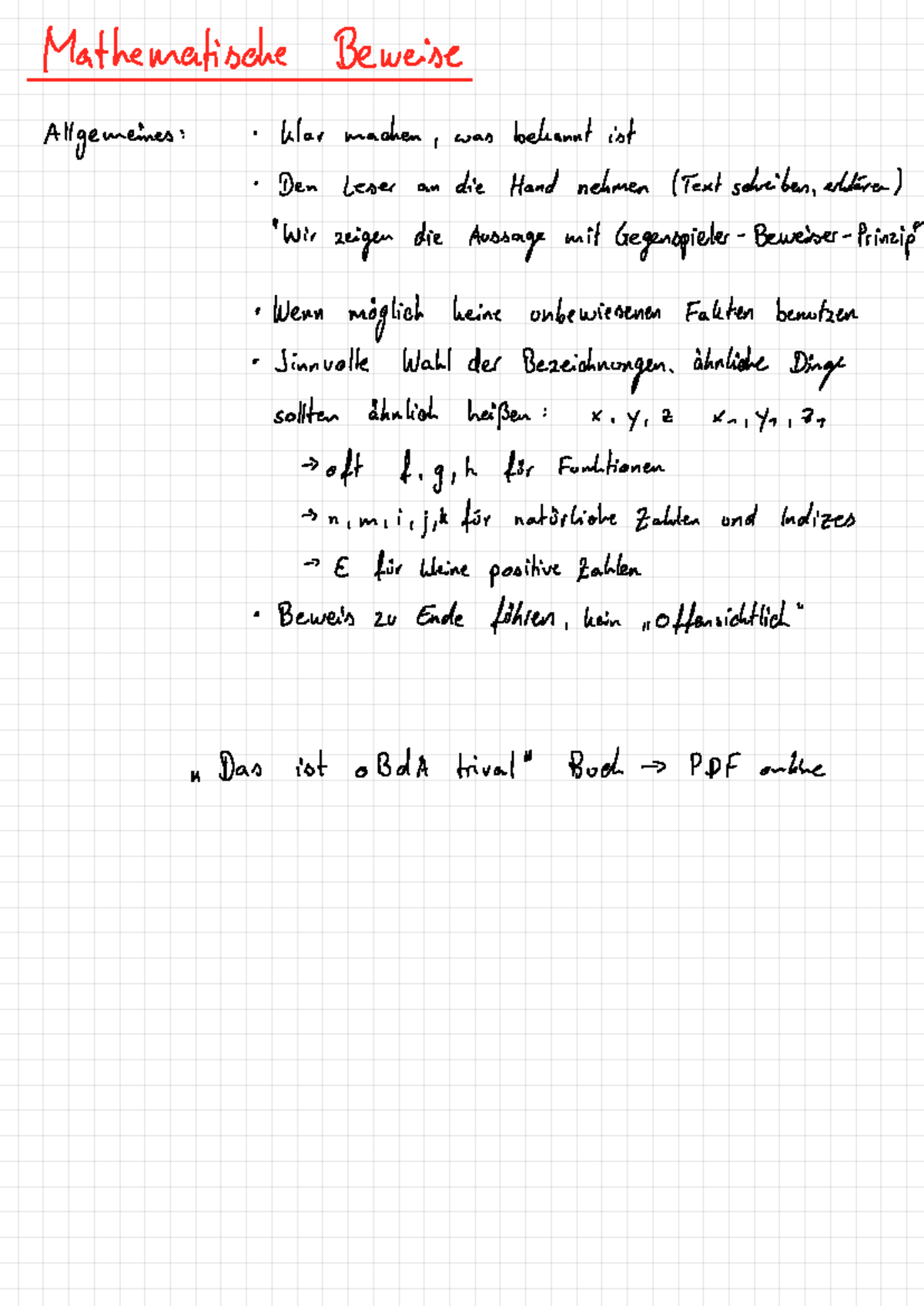 05 7 VL Beweise - verschiedene Beweismethoden - Mathematische Beweise ...