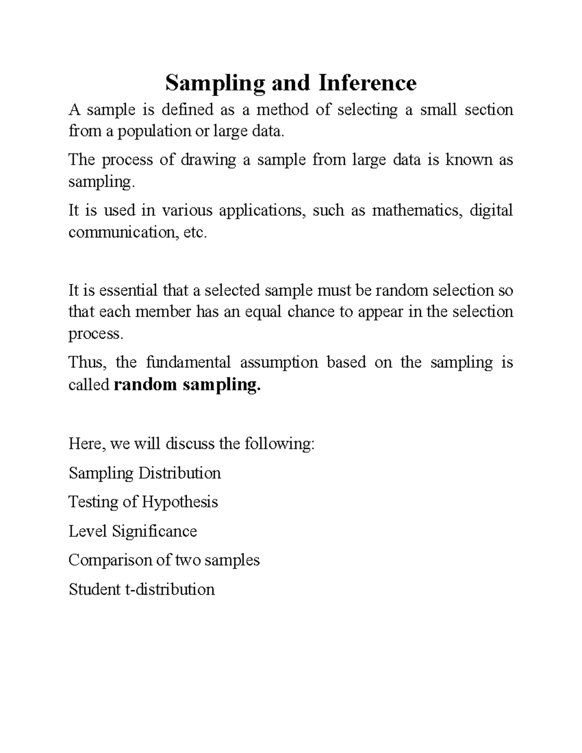 Sampling and interface, Constant Function - Sampling and Inference A ...