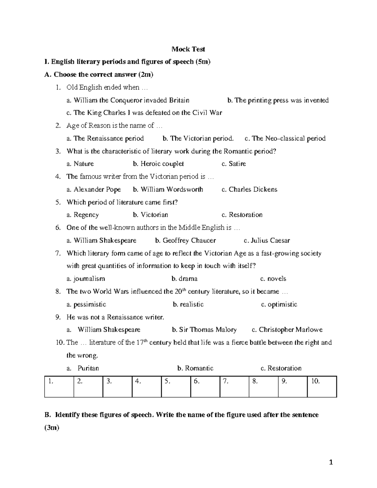Mock Test e9cf0f170f22d5f23a8a78e41059 e136 - Mock Test I. English ...
