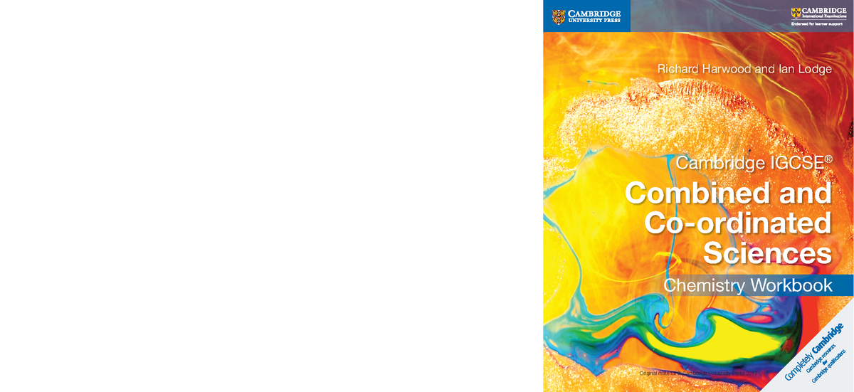 Cambridge igcse combined and coordinated sciences chemistry workbook ...