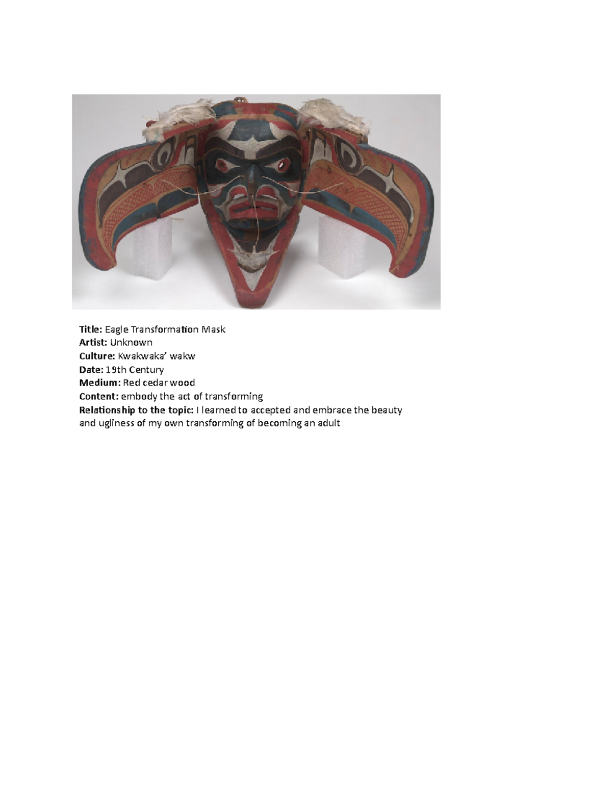 Global Project Part 1 (Auto Recovered) - Title: Eagle Transformation ...