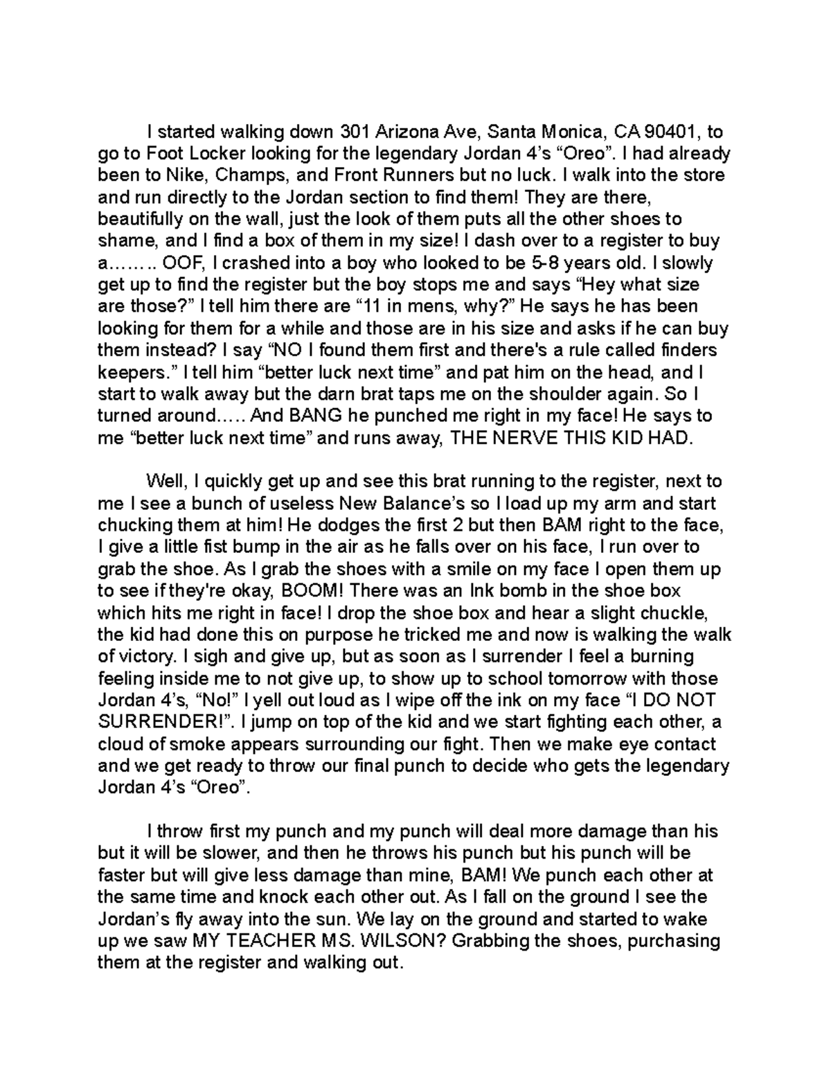 JUDE Pandola-PAIK - Narrative, Performance Task B, Collection #1 - I ...