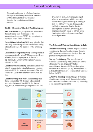 Operant Conditioning poster - Add or Remove Stimulus Increase or ...