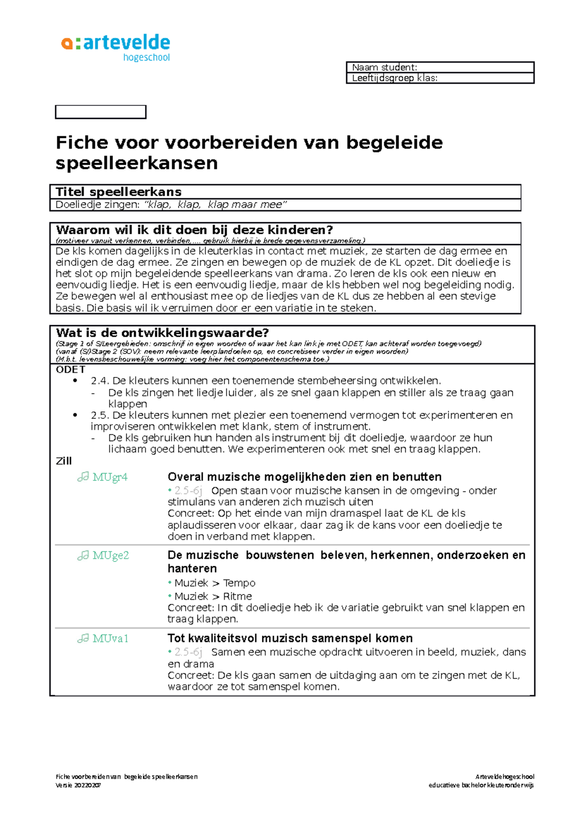 Muziek-Doeliedje - Dit is een begeleide speelleerkans over een doe-liedje in de kleuterklas ...
