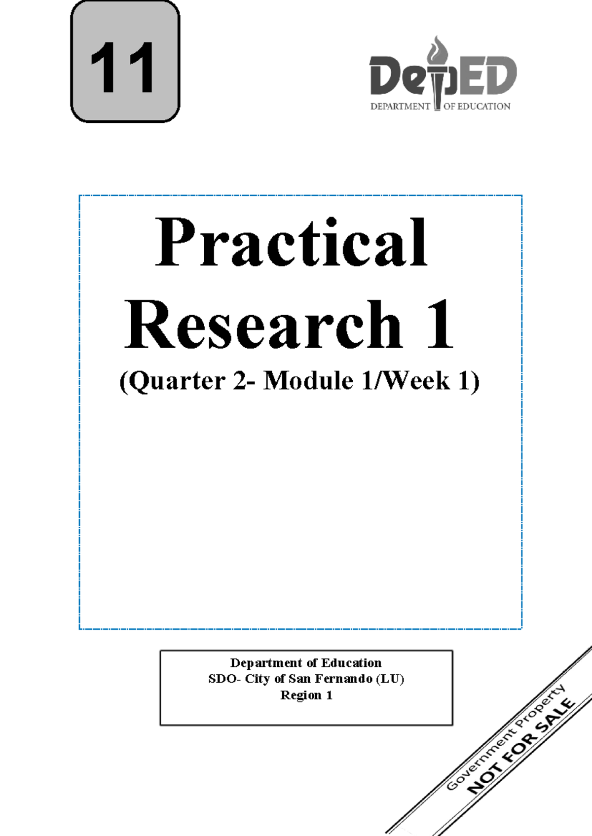 Copy of PR1 Quarter 2 Week 1 - ####### Department of Education ...