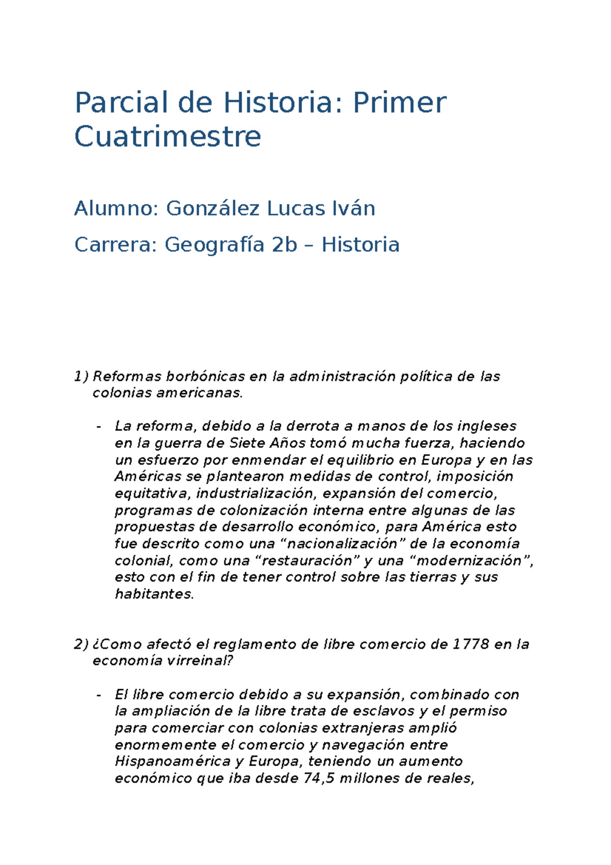 Parcial de Historia - Dialnet-La Feliz Experiencia-2667753 - Parcial de ...