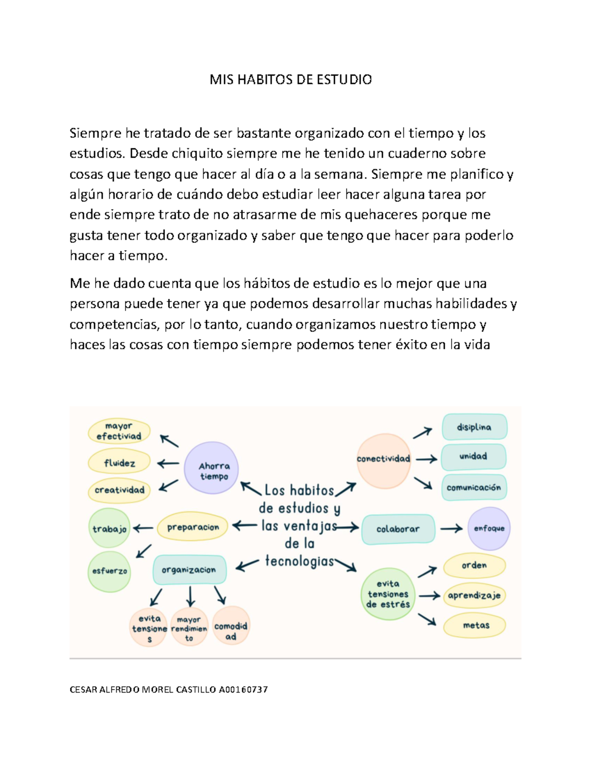 Cesar Morel Unidad 4. Actividad 2. Los Hábitos de Estudio - MIS HABITOS ...