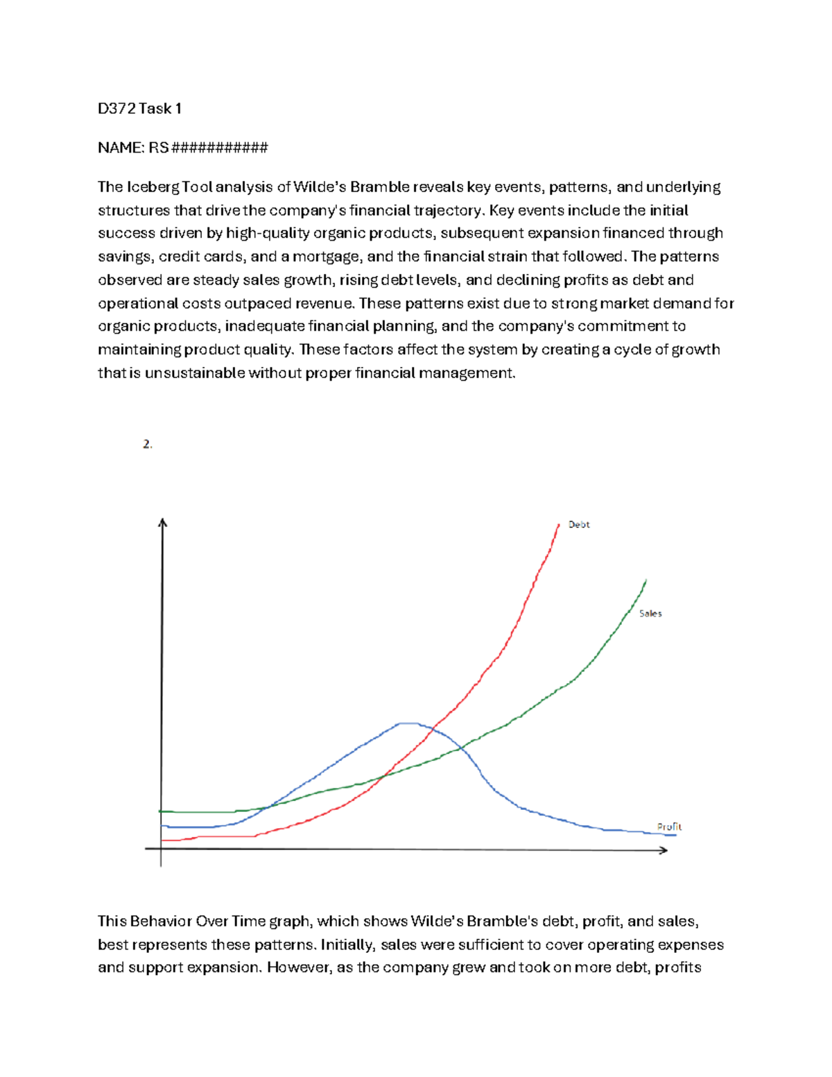 RS D372 Task 1 - Copy - D372 Task 1 NAME: RS ########### The Iceberg Tool analysis of Wilde’s ...