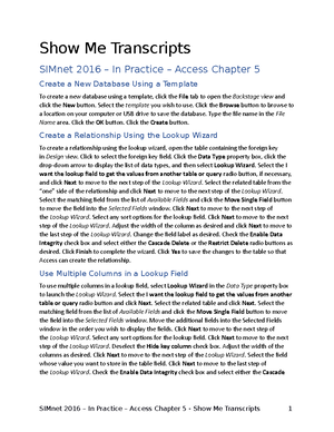 VOIM112 - Guided Project 3-3 - Guided Project 3- Blue Lake Sports has locations in several major ...