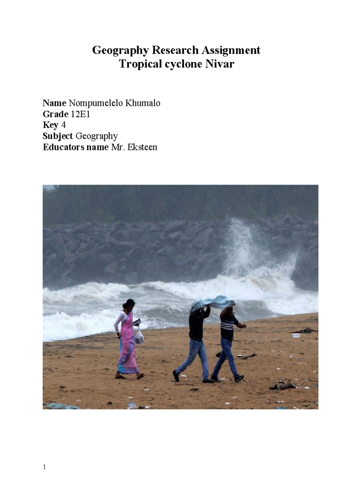 Geography Research Assignment - Geography Research Assignment Tropical ...