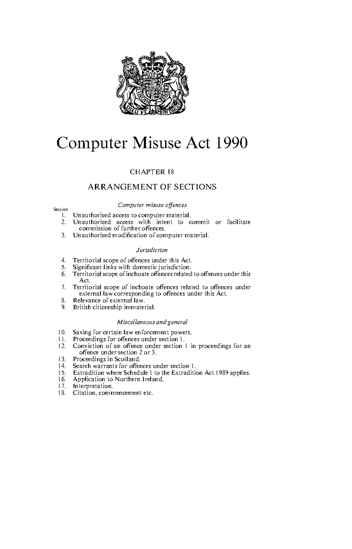 Uk computer misuse - misleading the court - Computer Misuse Act 1990 ...