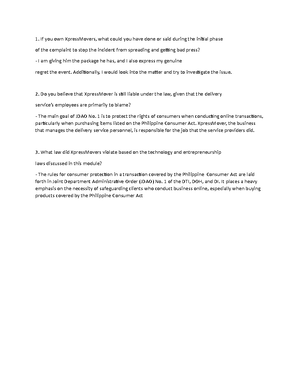 02 Laboratory Exercise 1 - 02 Laboratory Exercise 1 - ARG a. If you ...