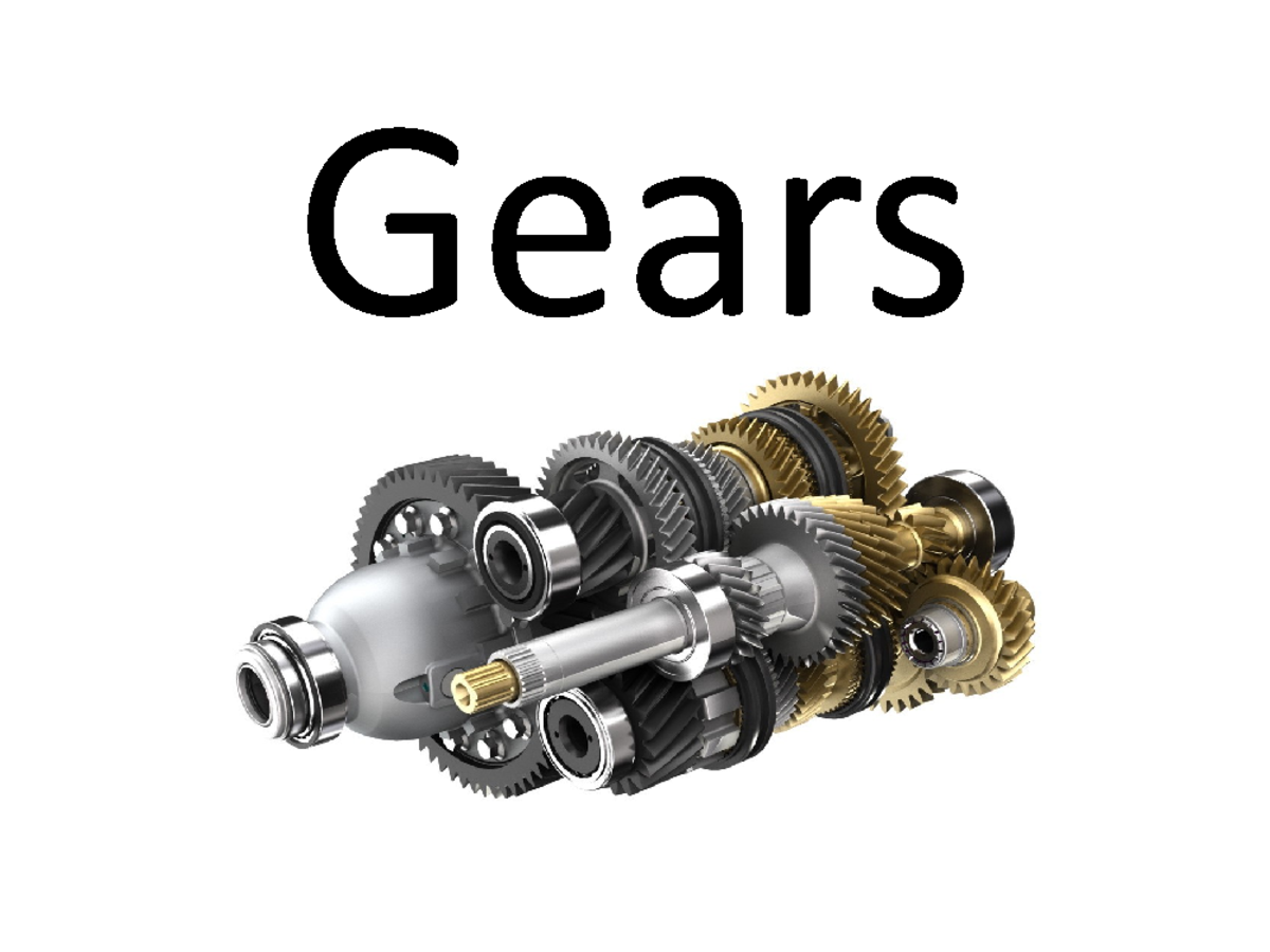 Lecture slides, lecture 2 - gears - Gears Example 2. Find the power transmitted a torque of 95 ...