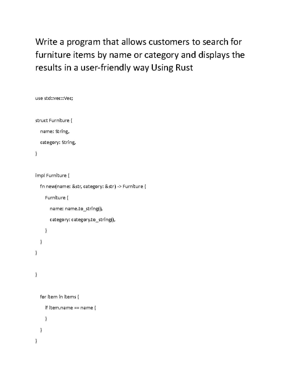 Comp6051-displays the results-Rust - Write a program that allows ...