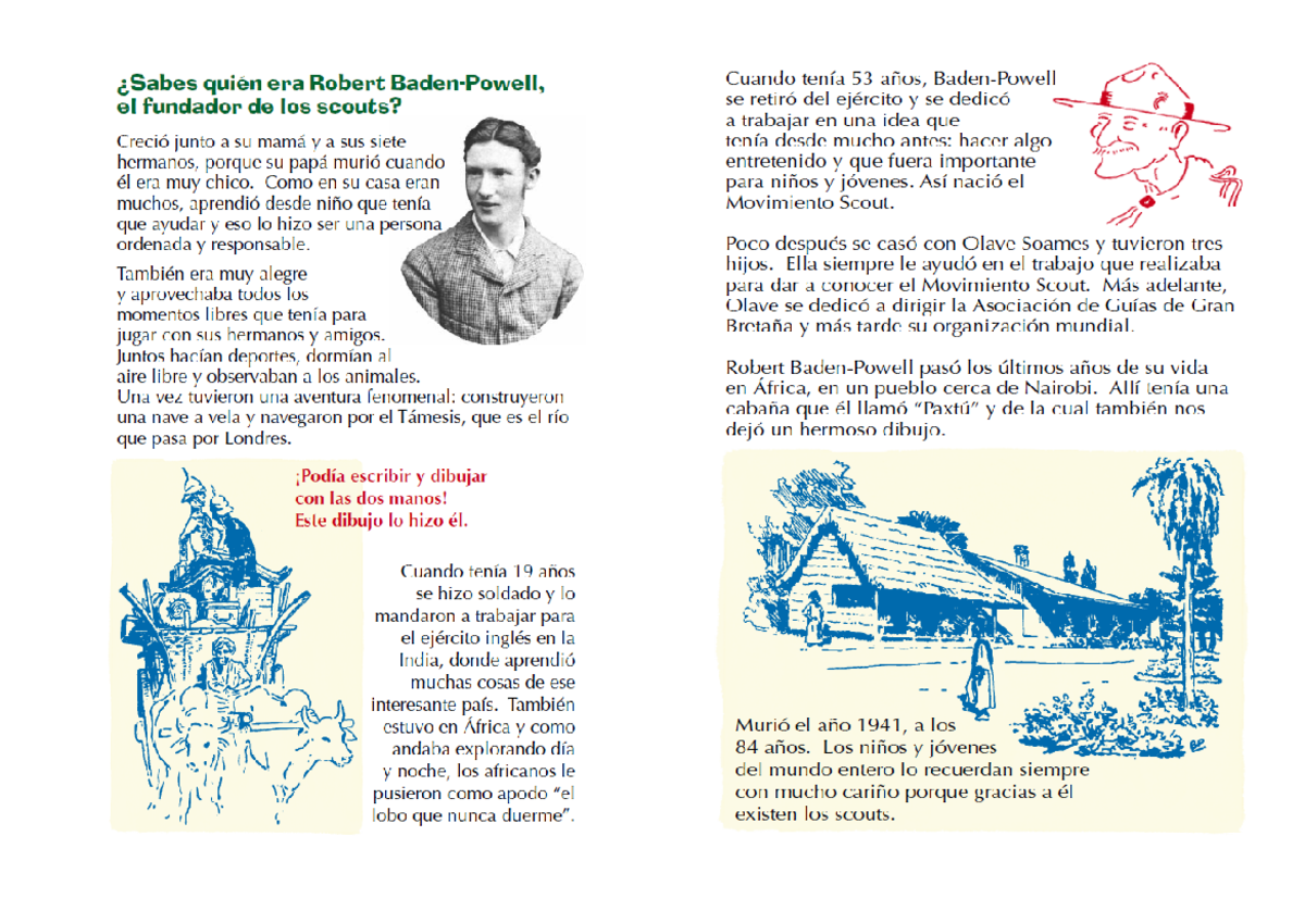 Fundador scout - Sabes quién era Robert Cuando tenía 53 años, el ...