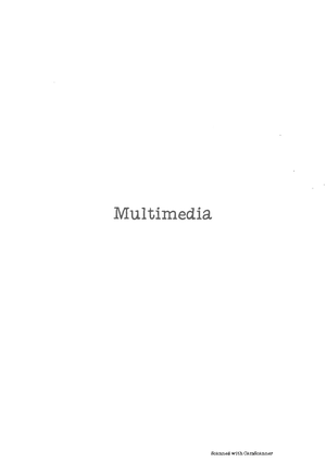 Multimedia building blocks - Now multimedia, which has the capability ...