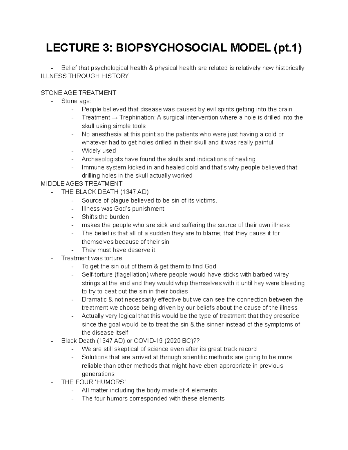 PSY 159 Lecture 3 - This was taken summer 2021 - LECTURE 3 ...