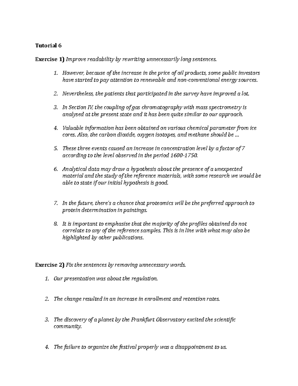 6 Exercise[ 1992] - tutorial week 6 exercise - Tutorial 6 Exercise 1 ...