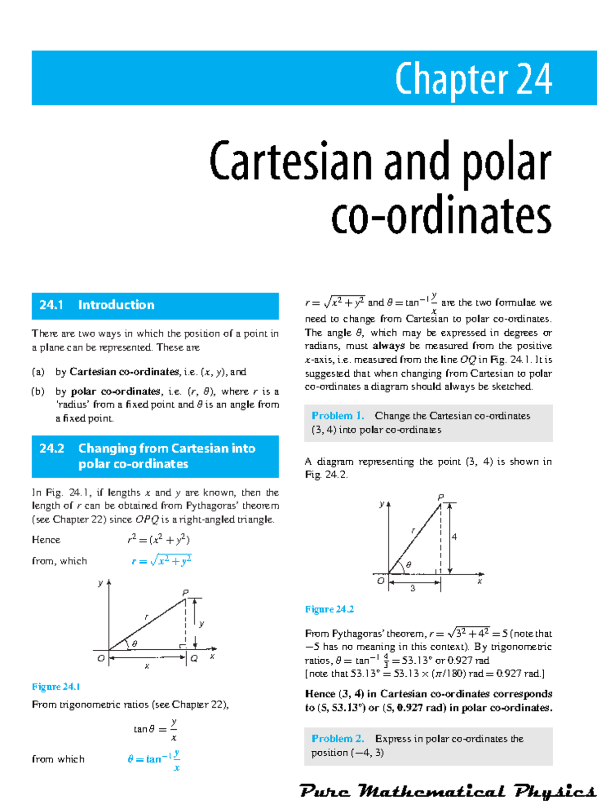 Cartesian and polar coordinates - Chapter 24 Cartesian and polar co ...