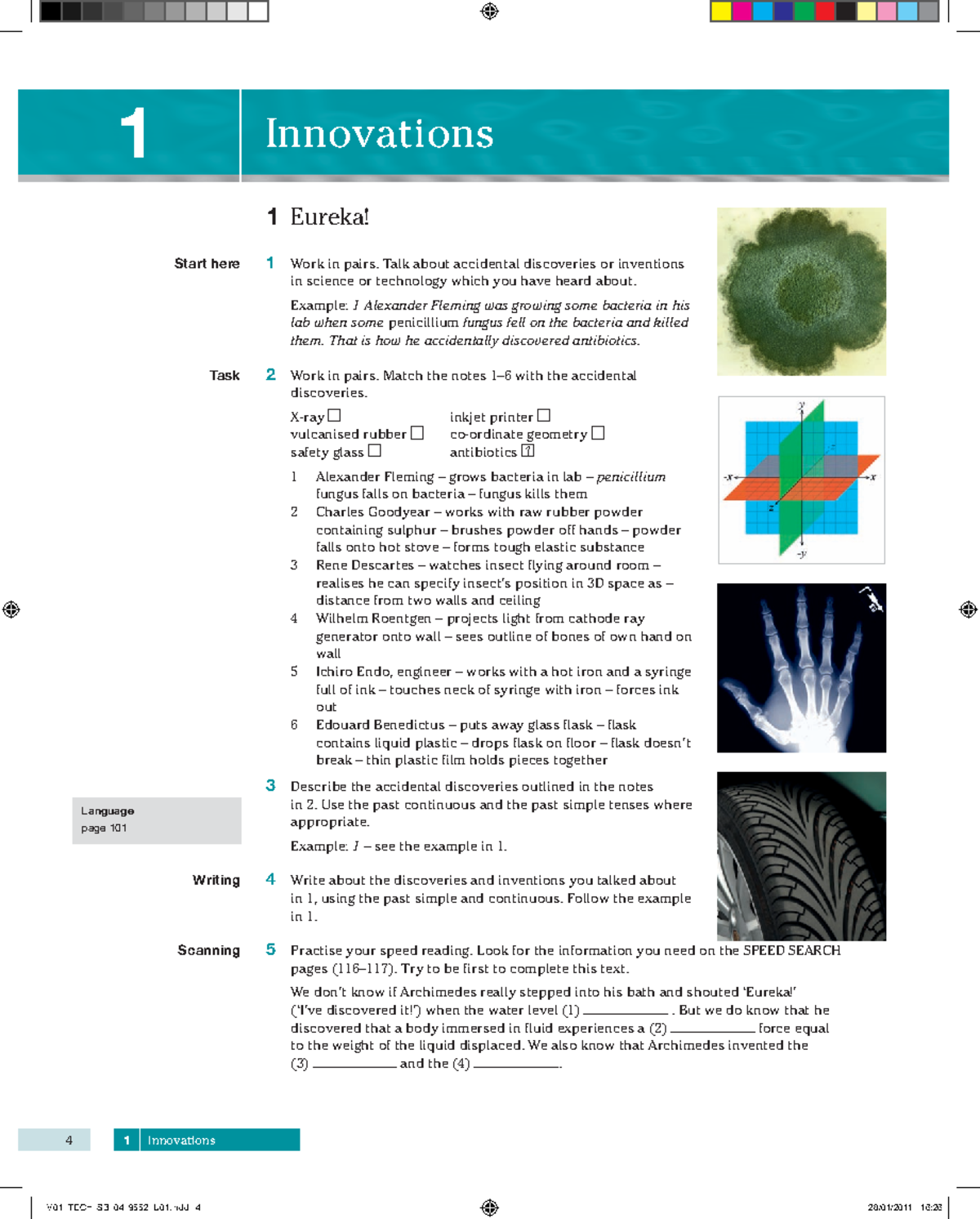 Technical English Sample Unit CB4 - 4 1 Innovations 1 Eureka! Start ...