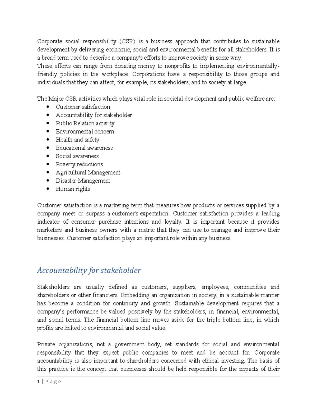 CSR Report Final DBBL@@ - Corporate social responsibility (CSR) is a ...