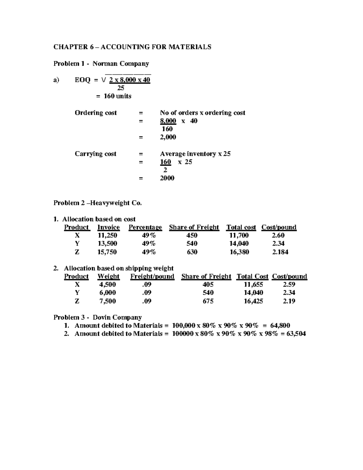 Costacctg-CH6 - COST ACCOUNTING DE LEON 2014 CHAPTER 6 - CHAPTER 6 ...
