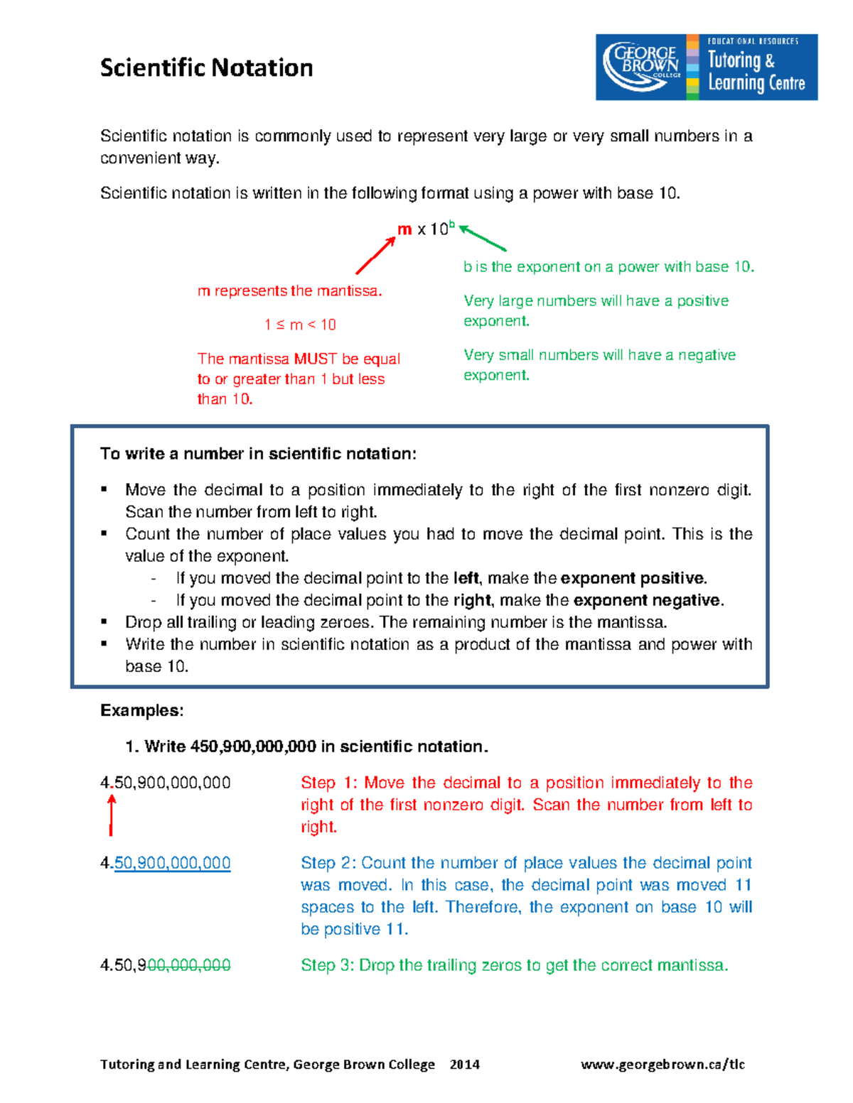 Scientific Notation-1 - Scientific Notation Scientific notation is ...