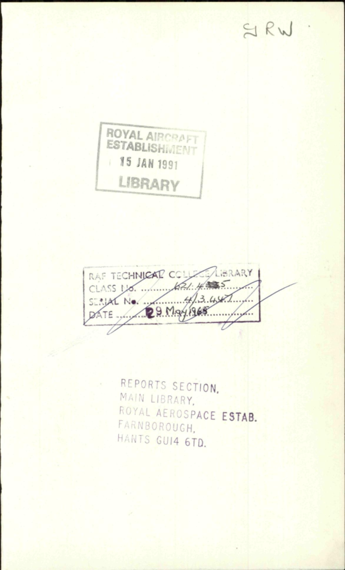 Agard-AG-27 - aerospae - £l Svi ROYAL A ESTABLIS, t 5 iAN 7997 LIBRARY ...