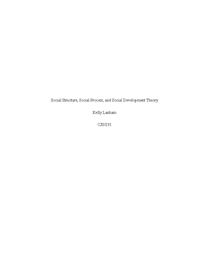 Kelly Lanham Crime Data Comparison Paper - Crime Data Comparison Paper ...