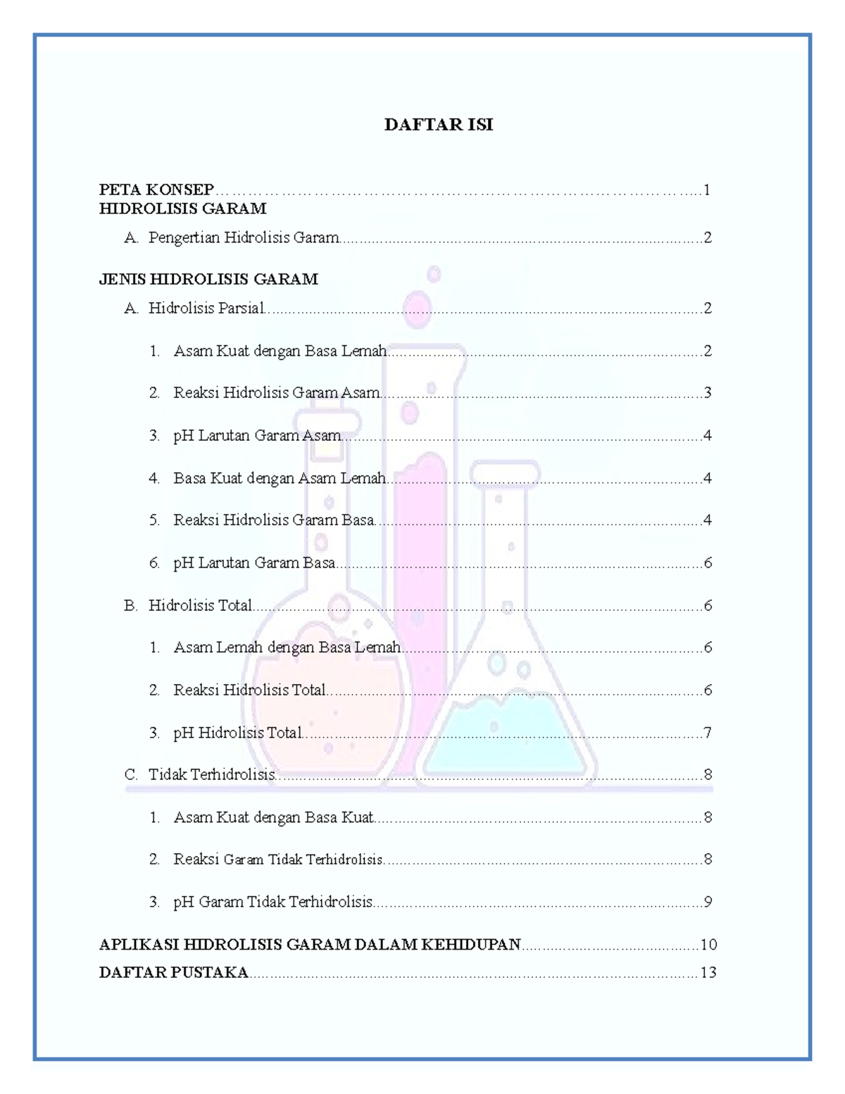 Draft Bahan AJAR - DAFTAR ISI PETA - Studocu